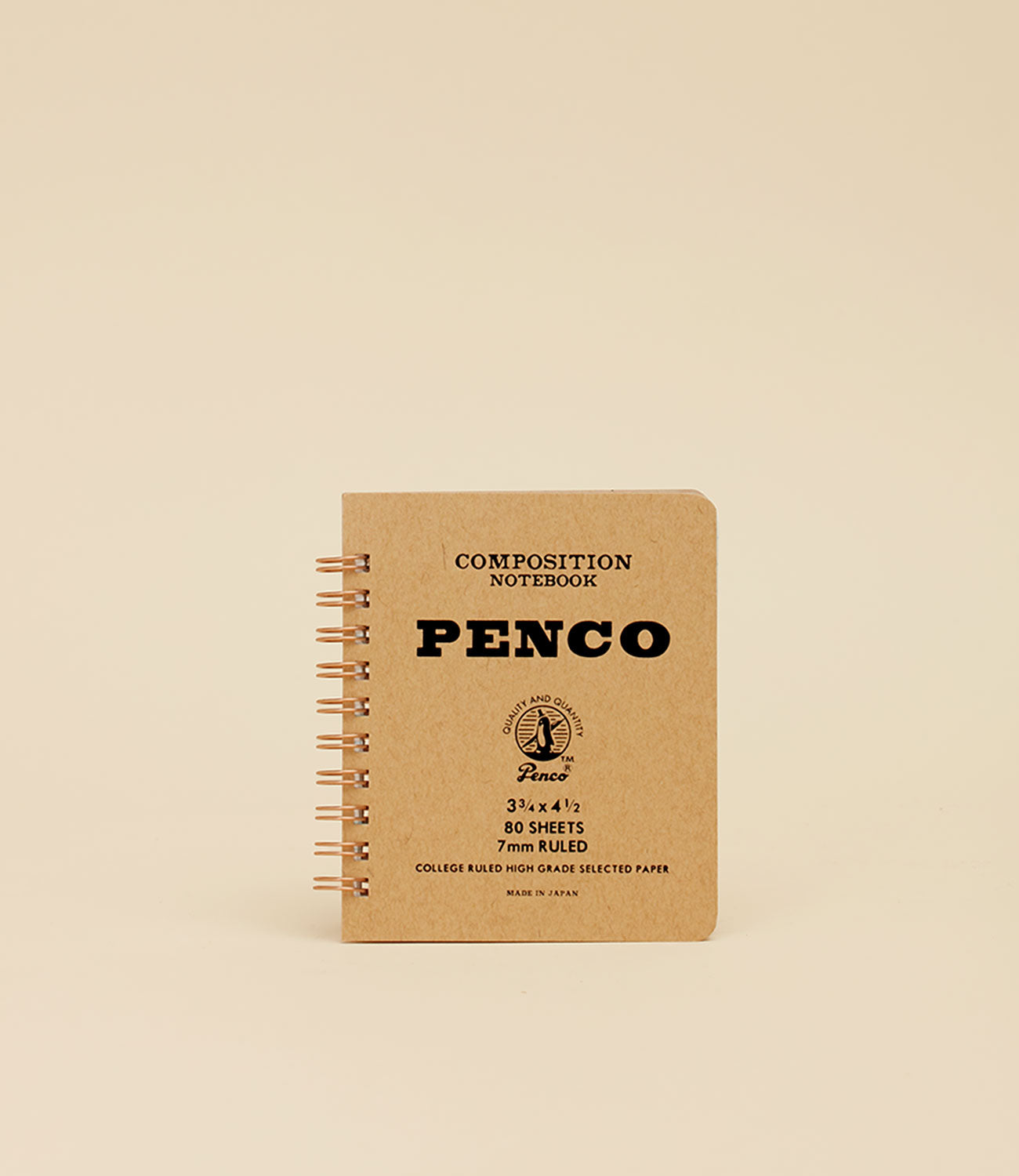 Hightide Penco Natural Penco Spiral Notebook - Boutique Penco – biutifulshop.com
