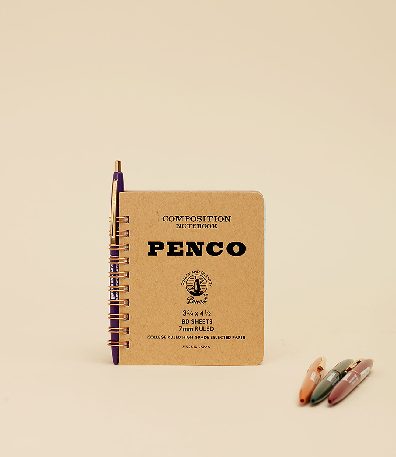 Hightide Penco Natural Penco Spiral Notebook - Boutique Penco ...