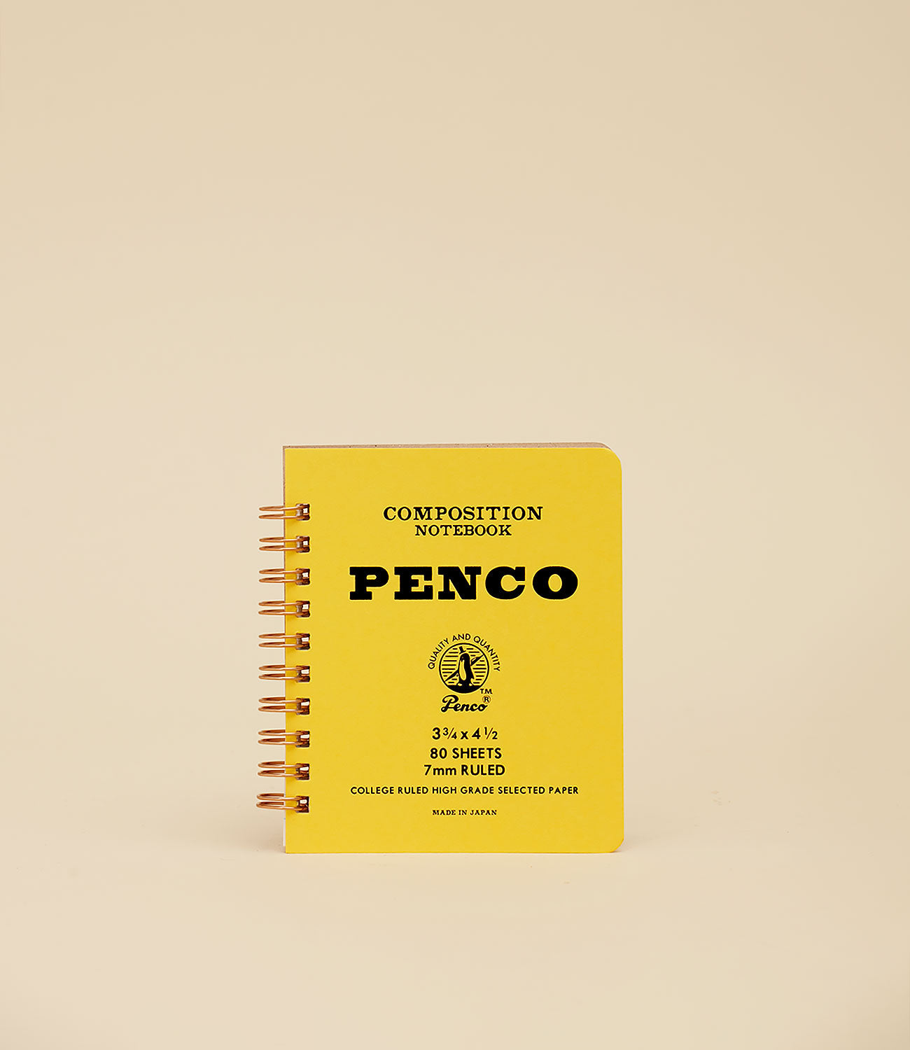 Hightide Penco Spiral Notebook Penco Yellow - Boutique Penco ...